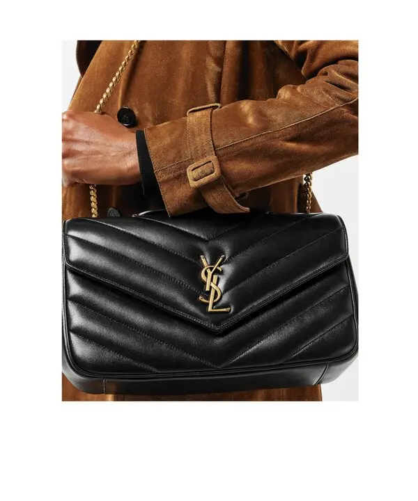 Saint Laurent Quilted Leather Shoulder Bag