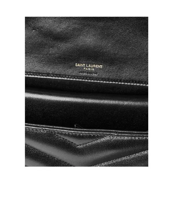 Saint Laurent Quilted Leather Shoulder Bag