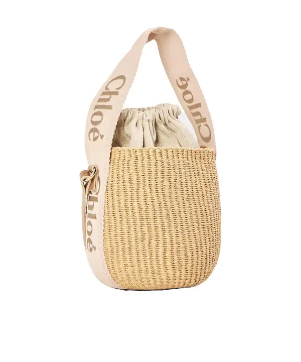 Chloé Woody Basket Bag - Nude