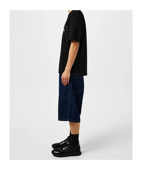 Prada Re-nylon Triangle Logo Lace-up Sneakers