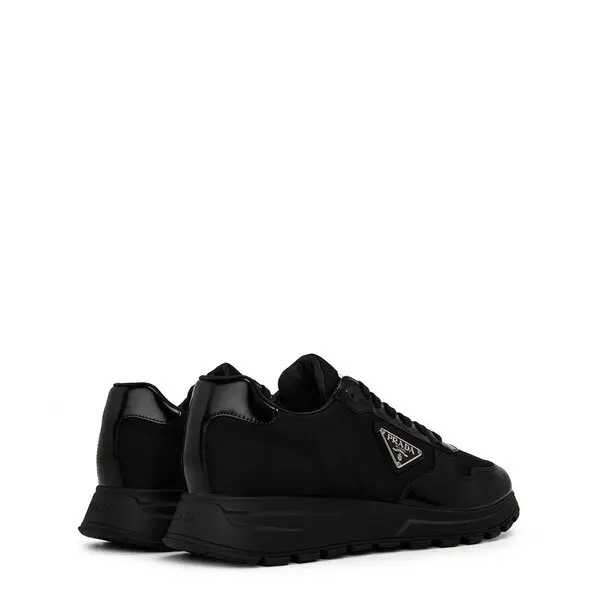 Prada Re-nylon Triangle Logo Lace-up Sneakers