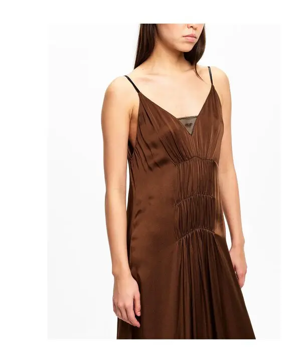 Prada Spaghetti Strap Maxi Dress