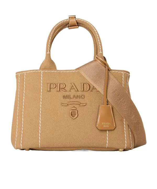 Prada Small Plain Canvas Bag
