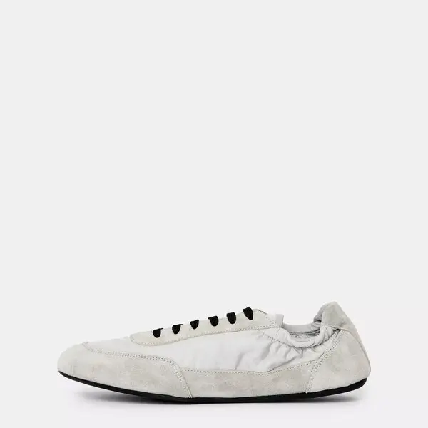 Prada Collapse Re-nylon And Suede Trainers