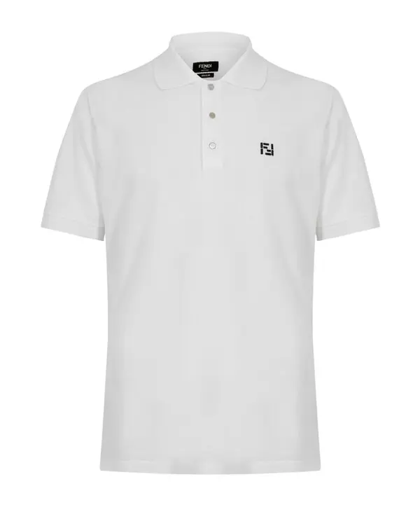 Fendi Short Sleeve Polo Shirt - No