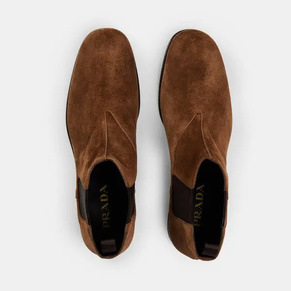 Prada Chelsea Boots - Brown
