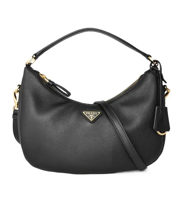 Prada Leather Hobo Bag