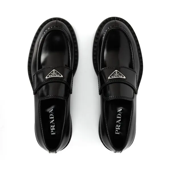 Prada Logo Loafers