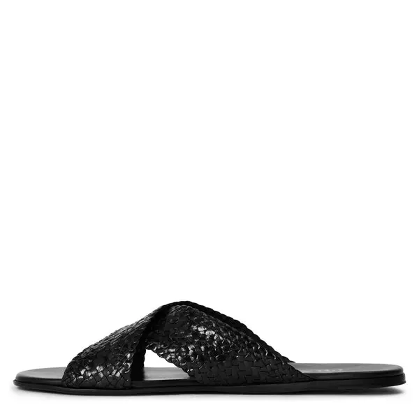 Prada Woven Flat Sandals