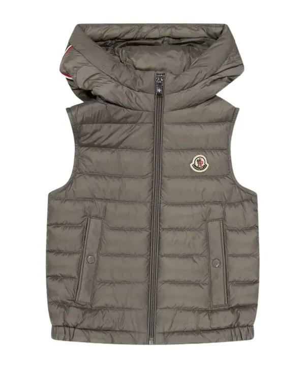 Moncler Logo Patch Puffer Vest