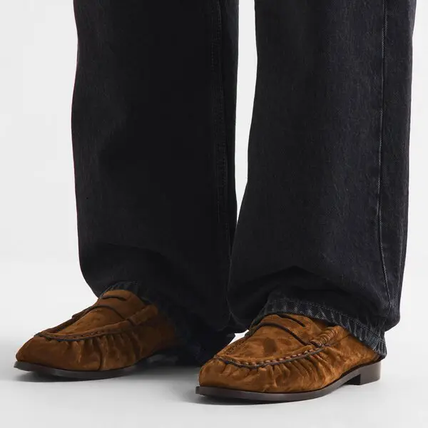 Saint Laurent Suede Loafers