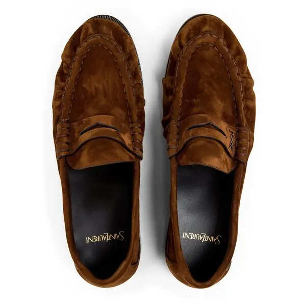 Saint Laurent Suede Loafers