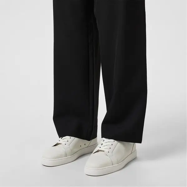 CHRISTIAN LOUBOUTIN Low-top Sneakers With Signature Red Outsole