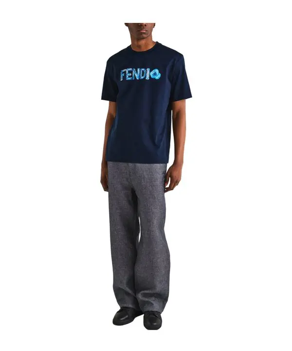 Fendi Crew-neck Short-sleeve T-shirt
