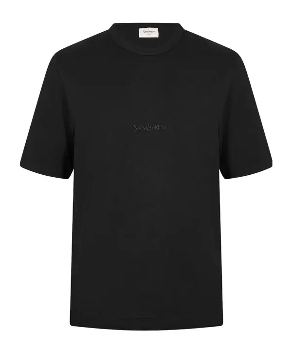 Saint Laurent Logo Crew Neck T-shirt