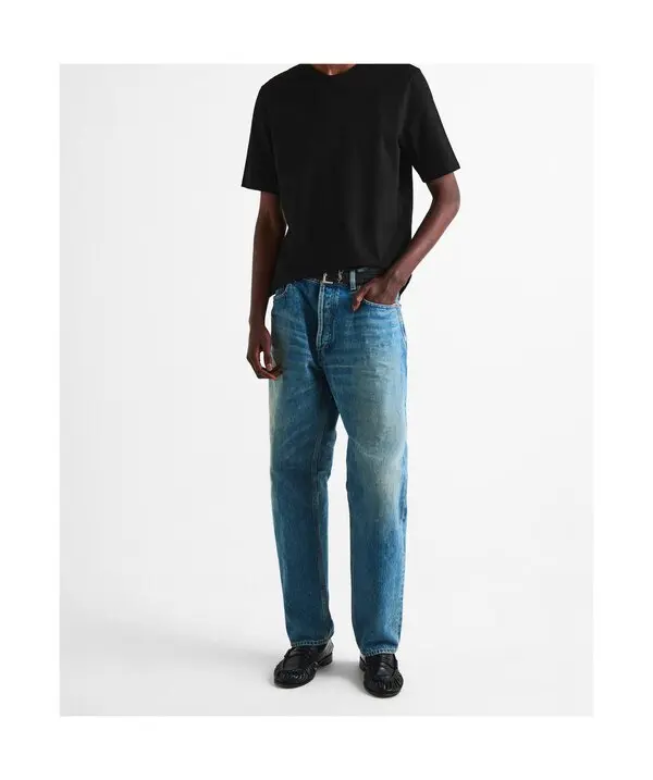 Saint Laurent Logo Crew Neck T-shirt