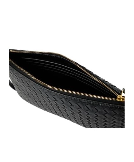 Alexander McQueen Woven Leather Shoulder Bag