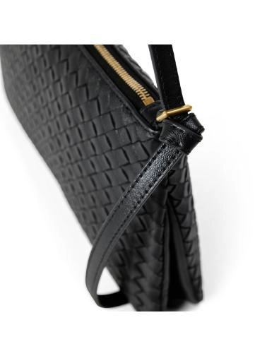 Alexander McQueen Woven Leather Shoulder Bag