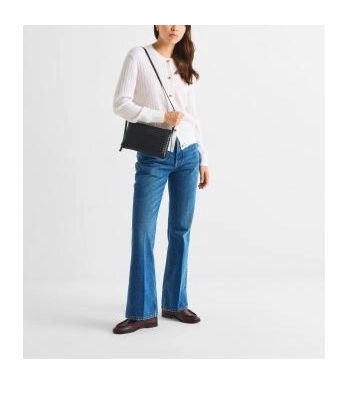 Alexander McQueen Woven Leather Shoulder Bag