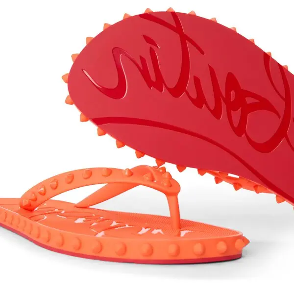 CHRISTIAN LOUBOUTIN Studded Flip Flops