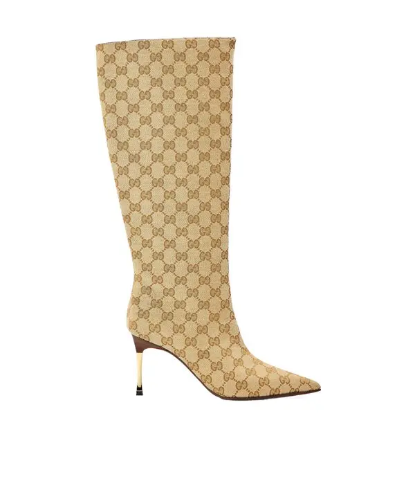 Gucci Knee-high Logo Boots