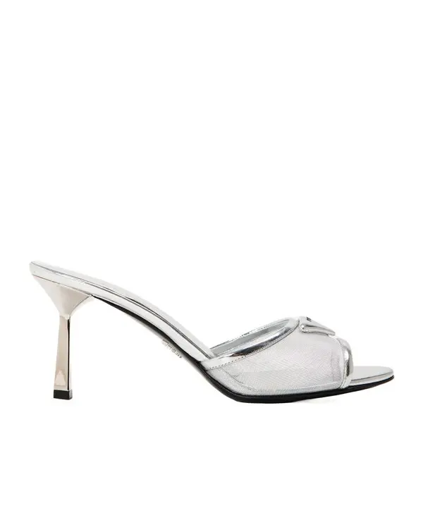 Prada Mule Heeled Sandals