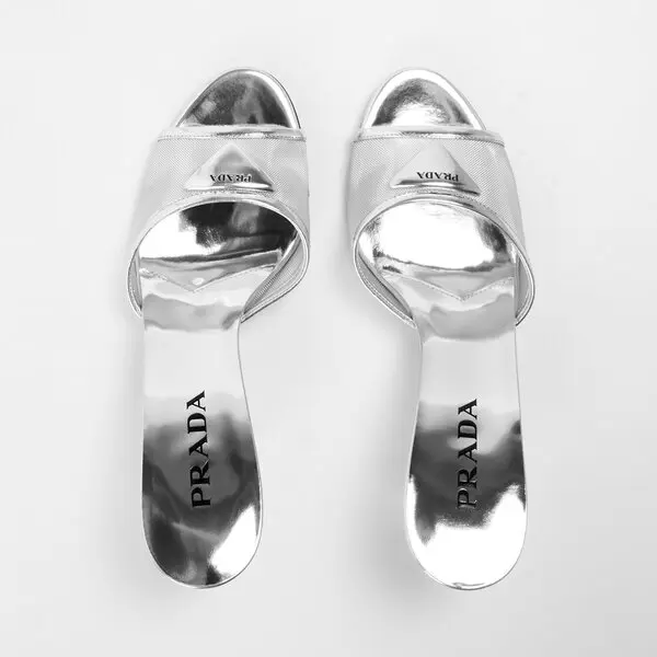 Prada Mule Heeled Sandals