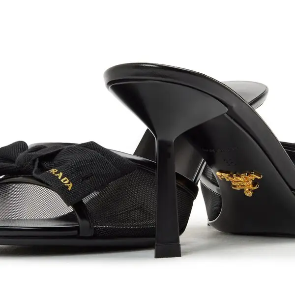 Prada Mule Heeled Sandals