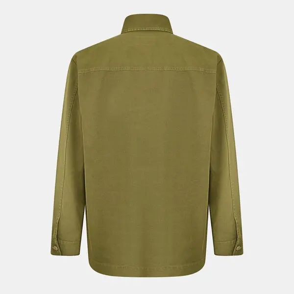 Saint Laurent Olive Cass Overshirt