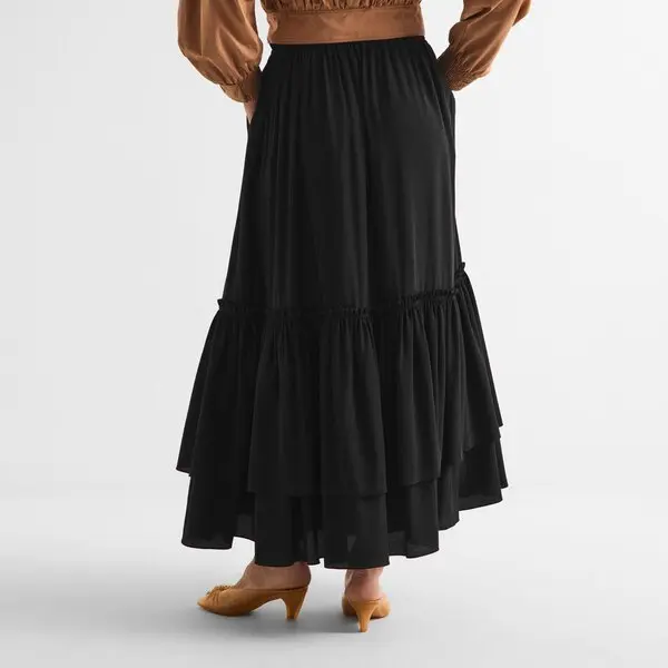 Chloé Tiered Maxi Skirt