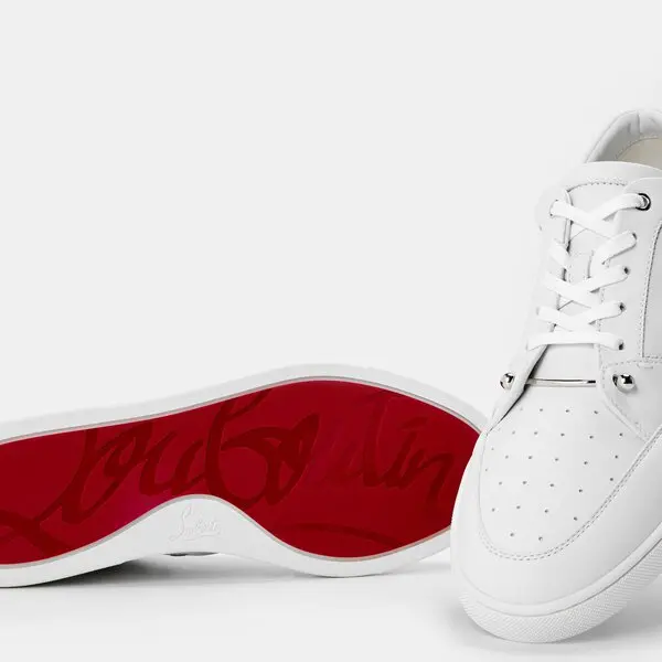 CHRISTIAN LOUBOUTIN Chambelisneak Low Top Sneakers - White