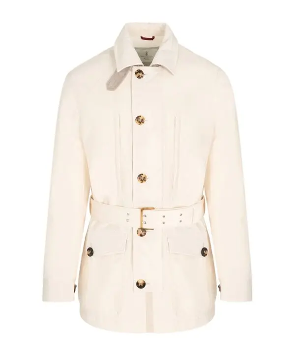 Brunello Cucinelli Casual Belted Jacket