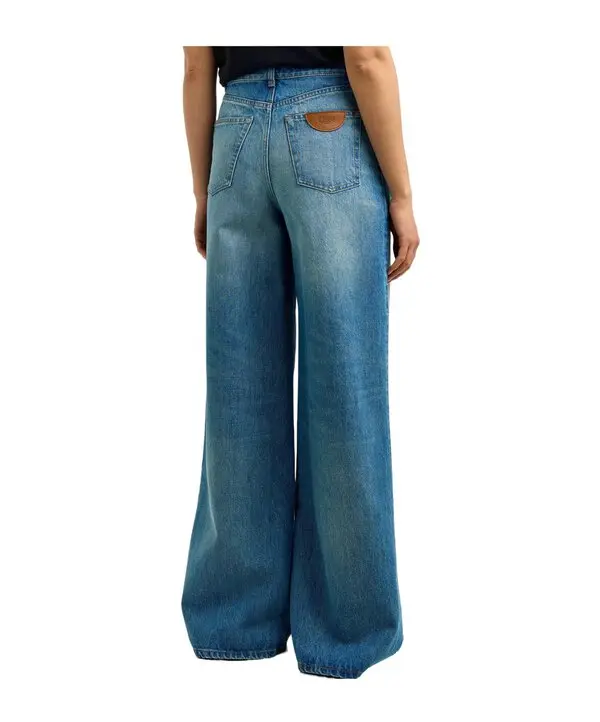 Chloé High-waisted Flared Denim Jeans