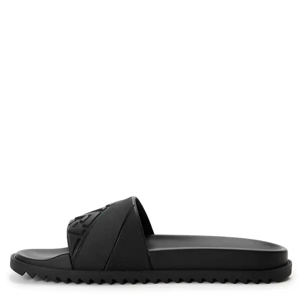 Fendi Logo Embossed Flat Slides