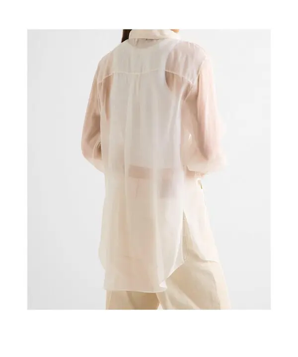 Fendi Long Sleeve Embroidered Shirt