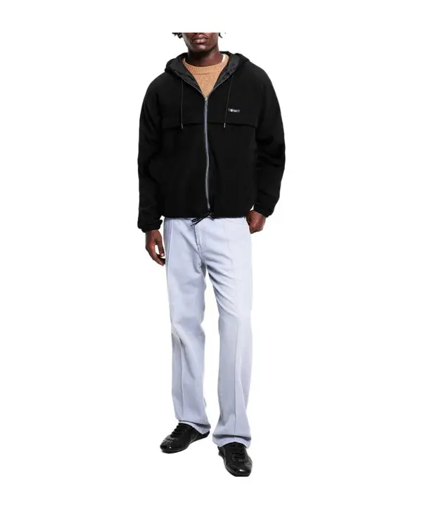Prada Fleece Hooded Jacket - Black