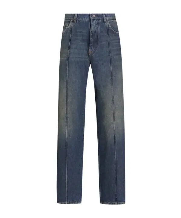 Dolce & Gabbana Denim Trousers With Button Fastening