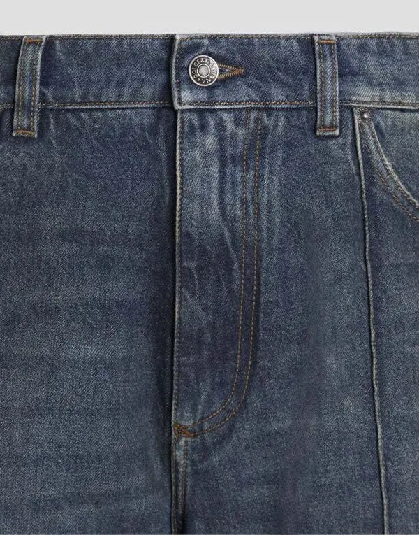 Dolce & Gabbana Denim Trousers With Button Fastening