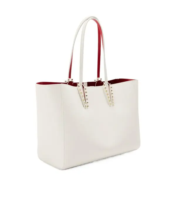 CHRISTIAN LOUBOUTIN Pebbled Leather Tote Bag