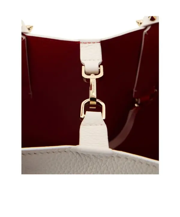 CHRISTIAN LOUBOUTIN Pebbled Leather Tote Bag