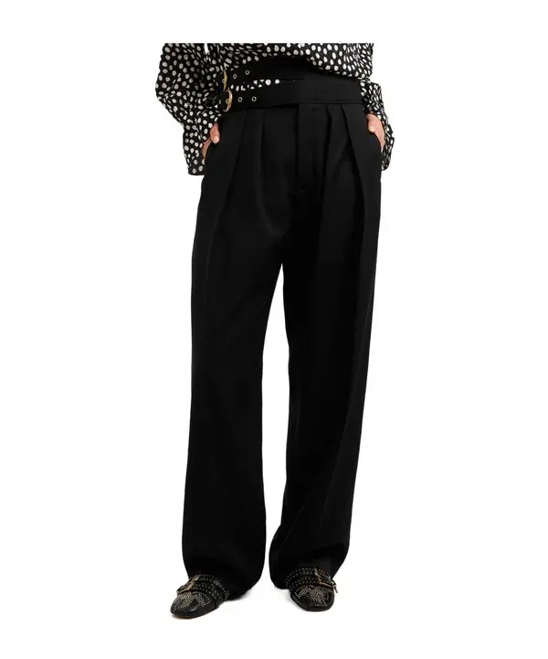 Chloé High-waisted Straight Cropped Trousers