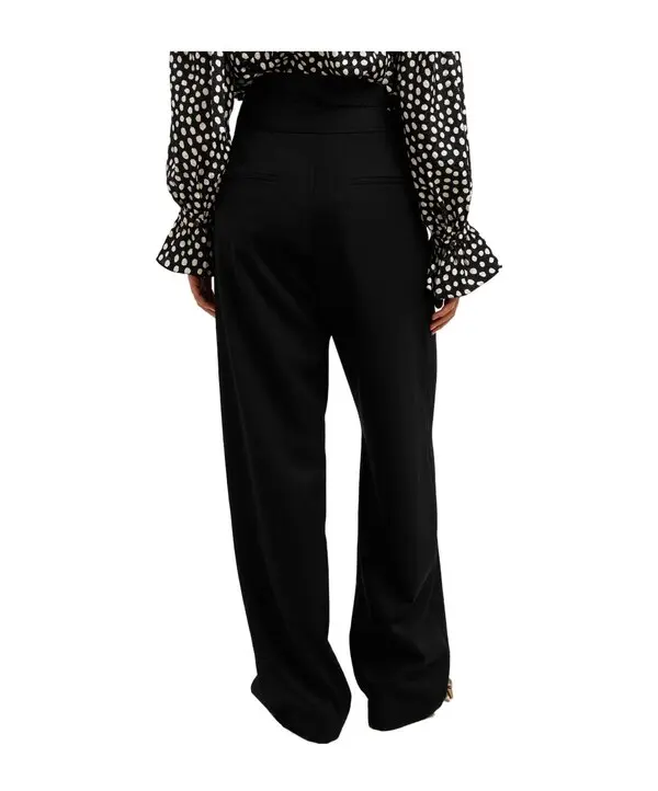 Chloé High-waisted Straight Cropped Trousers