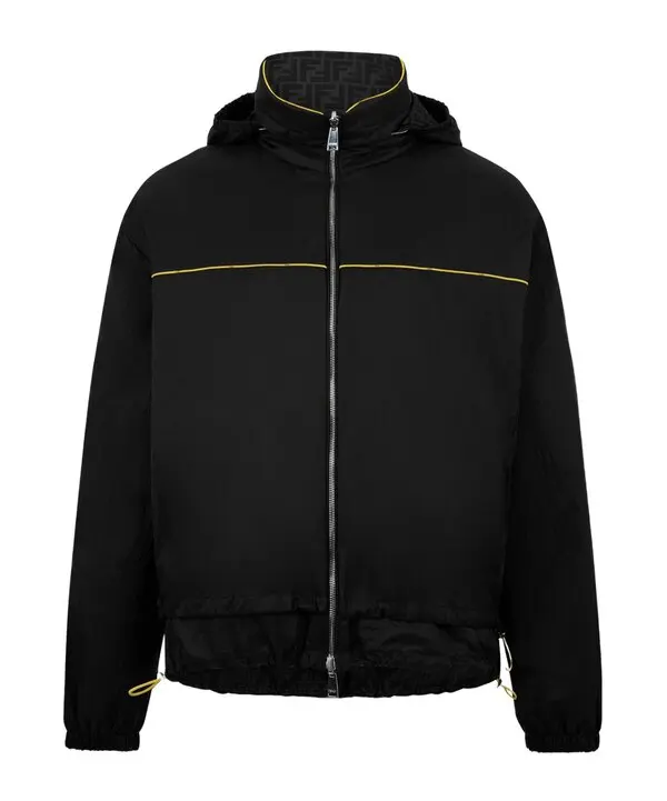 Fendi Reversible Zip-up Jacket With Hood