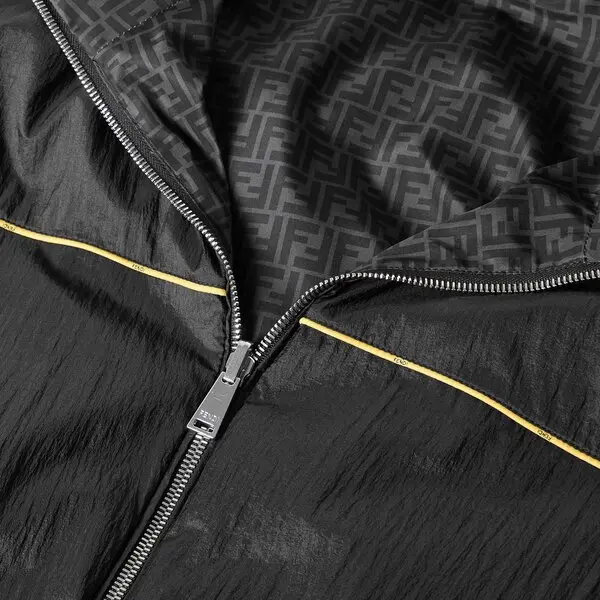 Fendi Reversible Zip-up Jacket With Hood
