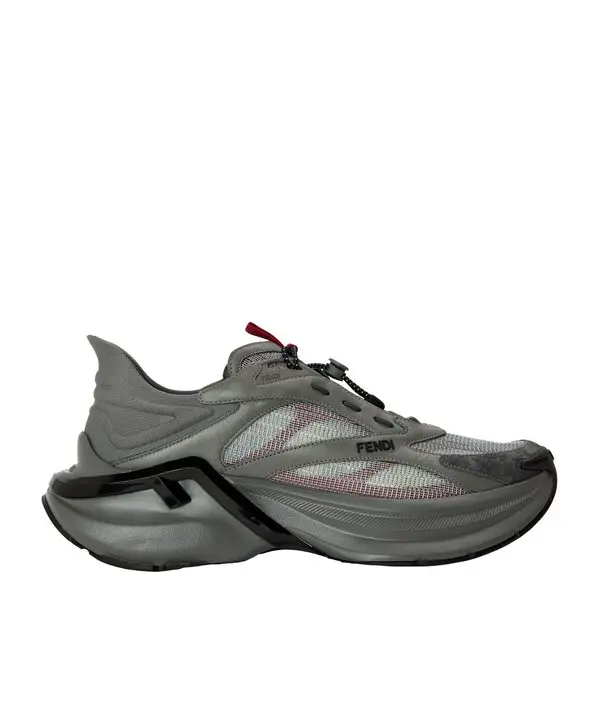 Fendi Thick-soled Sports Shoes - Black