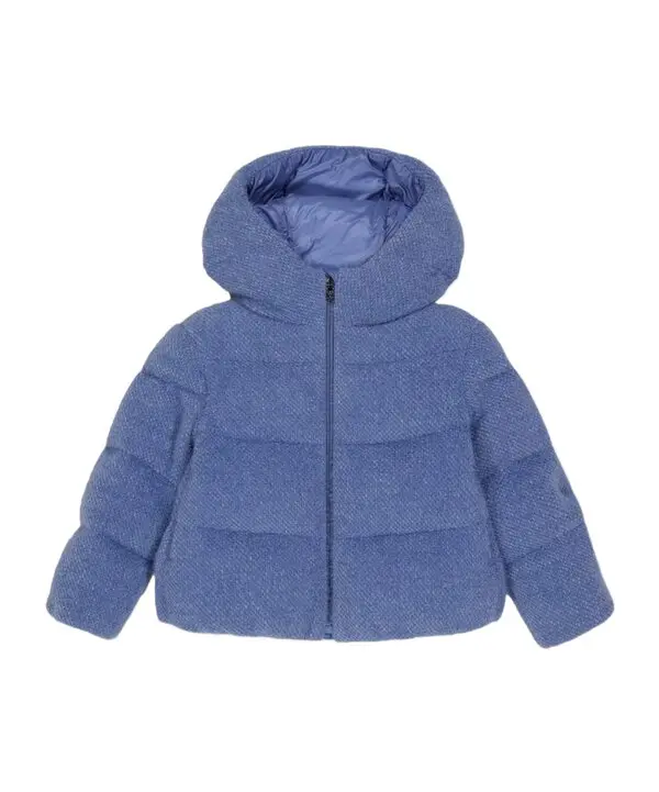 Moncler Quilted Logo Teddy Bear Jacket