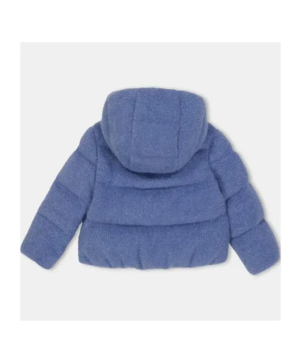 Moncler Quilted Logo Teddy Bear Jacket
