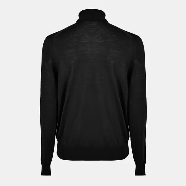 Saint Laurent Solid Color Casual Knit Sweater