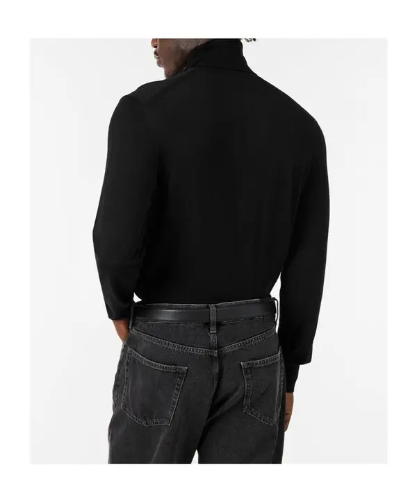 Saint Laurent Solid Color Casual Knit Sweater