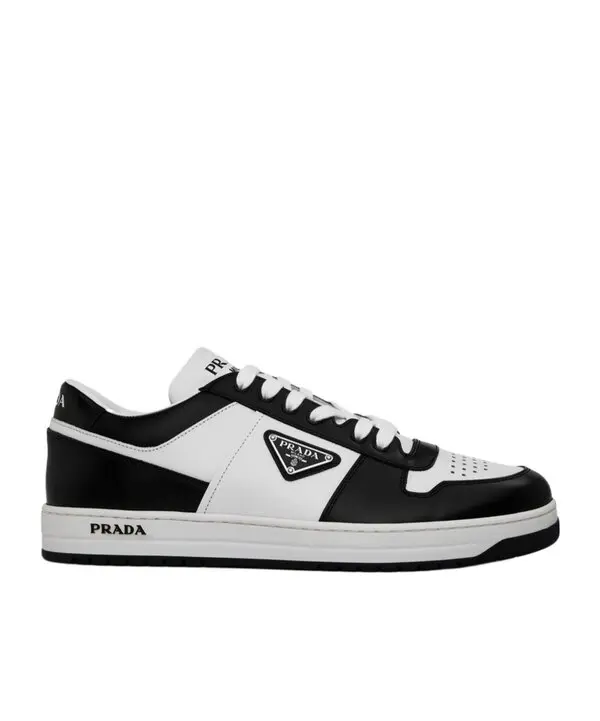 Prada Downtown Leather Low-top Sneakers